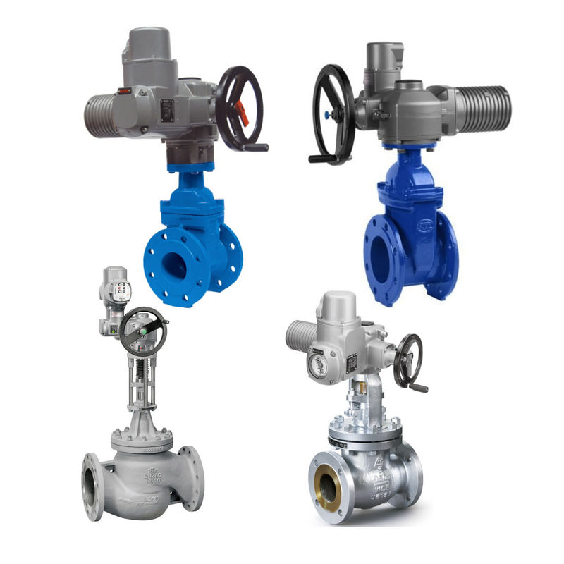 AUMA Valve Actuators SA and SAR With Valve As Electric Control Valve ...