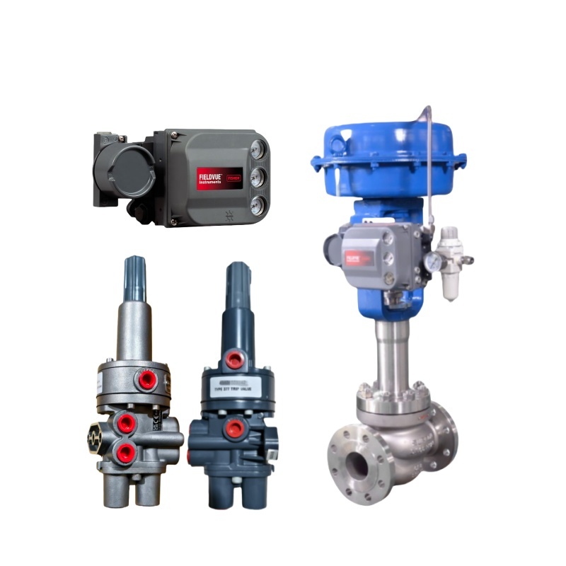 Fisher 377 Pneumatic Positioner for Control Valves in Industrial ...